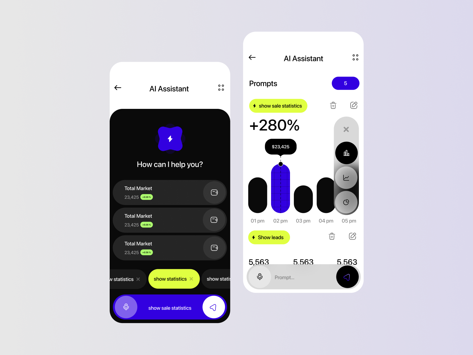 project management mobile application ui design by Roohi Koohi on Dribbble
