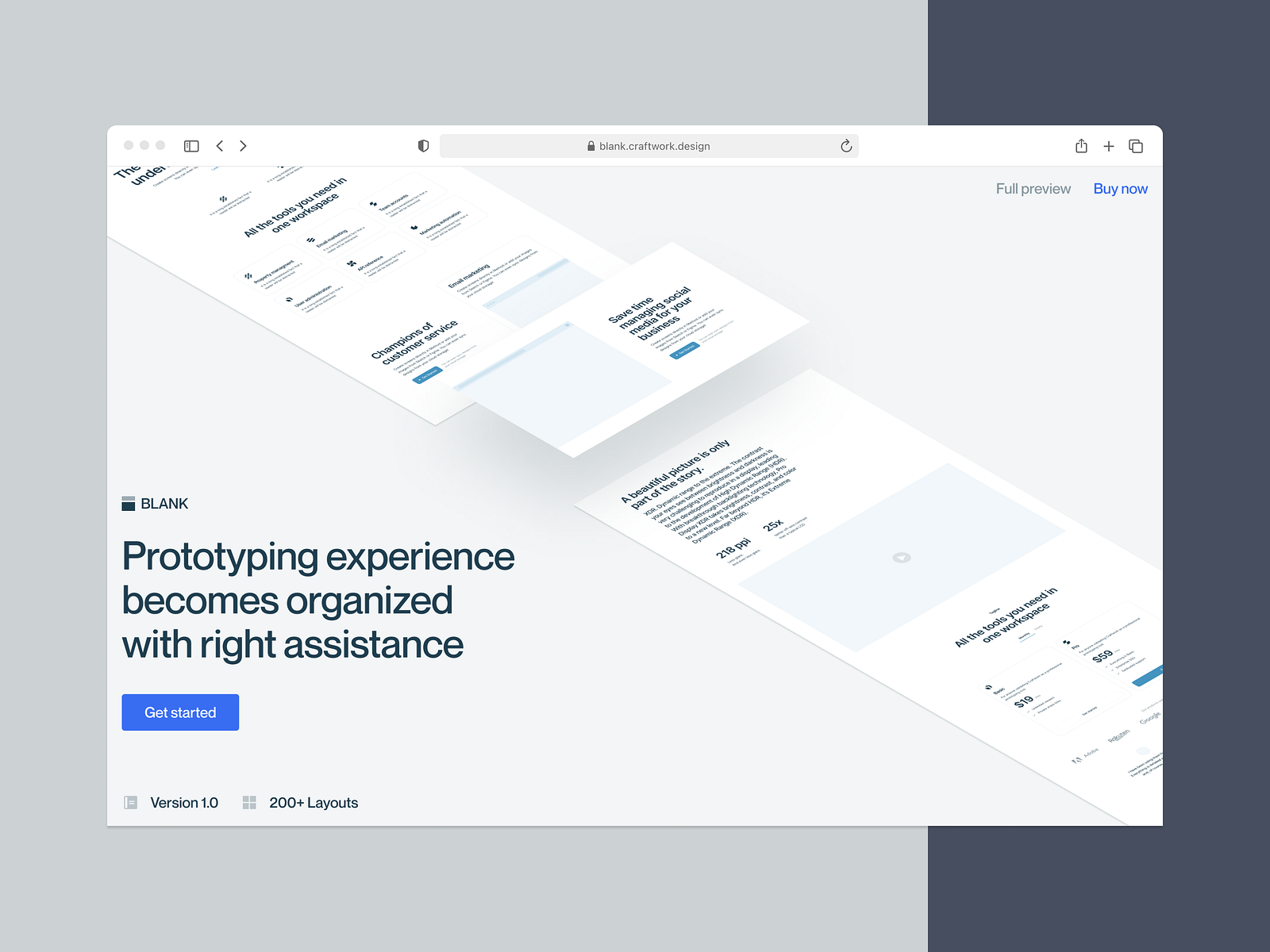 Blank Wireframe Kit 🔥 by Craftwork Studio on Dribbble