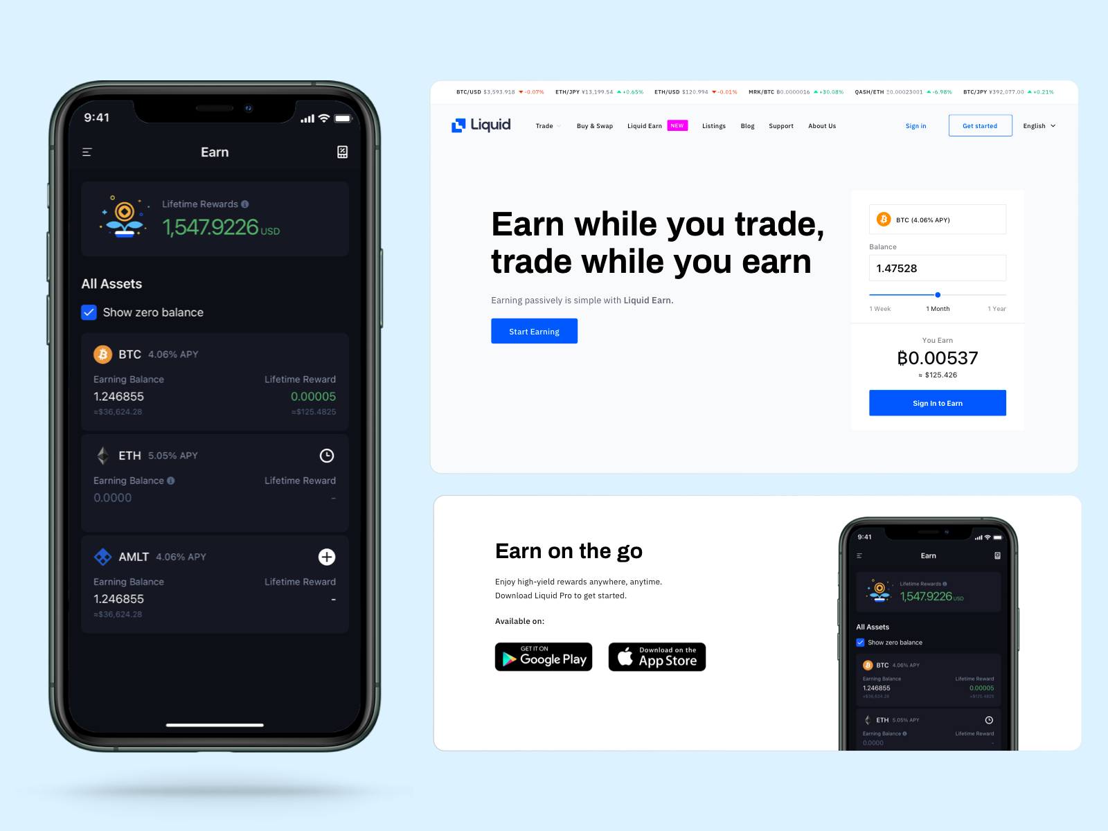 Landing Page - Liquid Exchange by Ngo Bao on Dribbble