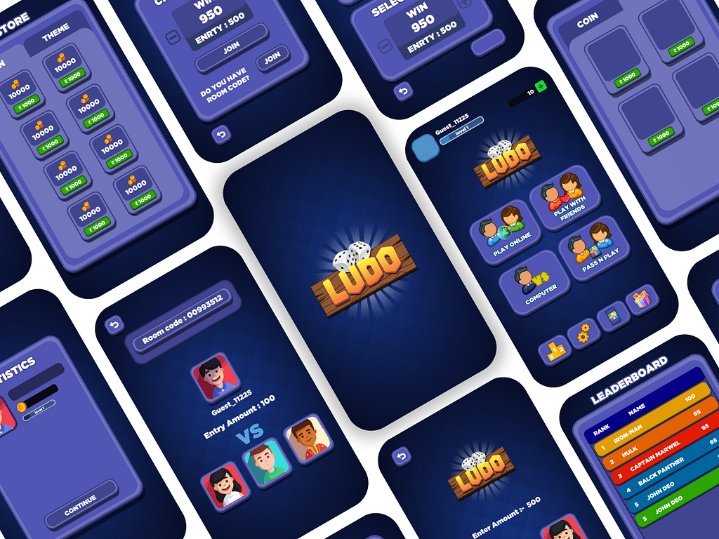 Ludo Game Ui Design ( PART - 2 ) by Vijay Bapodariya on Dribbble