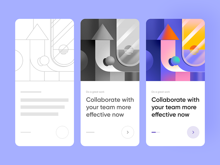 UP - Onboarding Screen for Mobile App by Outcrowd on Dribbble