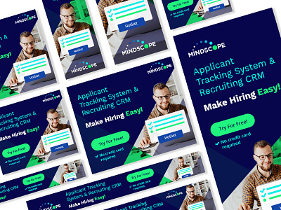 Mindscope - Display Ad Design Set by Sohag for Banner Bakers on Dribbble