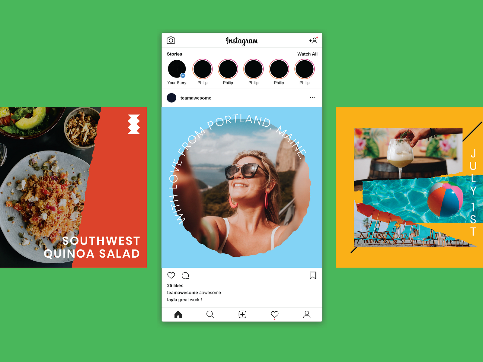 IG collages by Libbie Bischoff on Dribbble