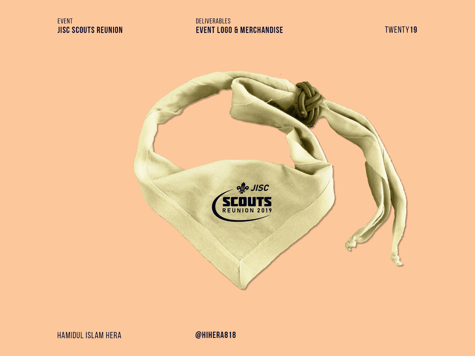 JISC Scouts Reunion 2019 - Event Logo & Merchandise Design by Hamidul ...