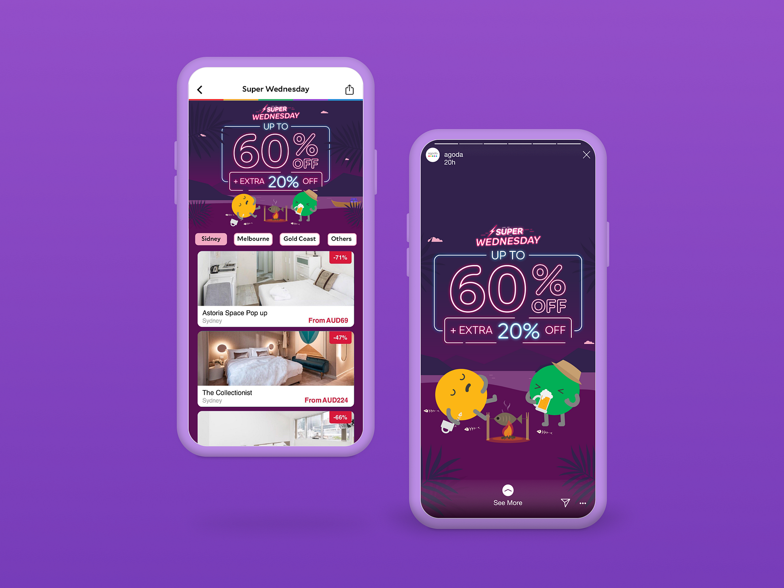 Campaign - Super Wednesday promotions by Agoda on Dribbble