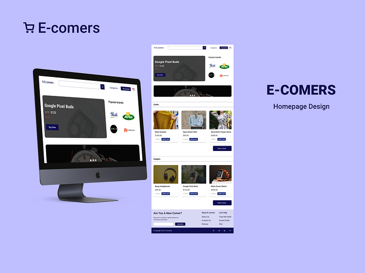 E comers presentation by Chukwudumebi Mordi on Dribbble