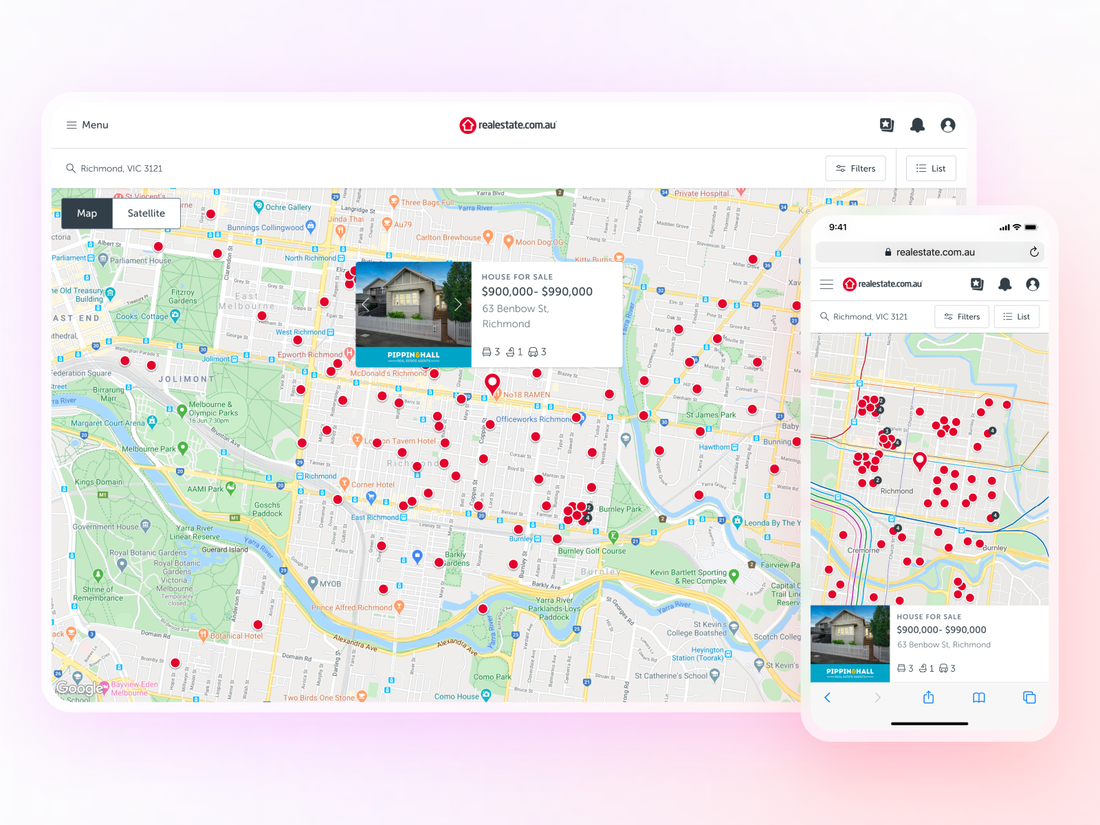 REA Maps by Rifan Thamrin on Dribbble