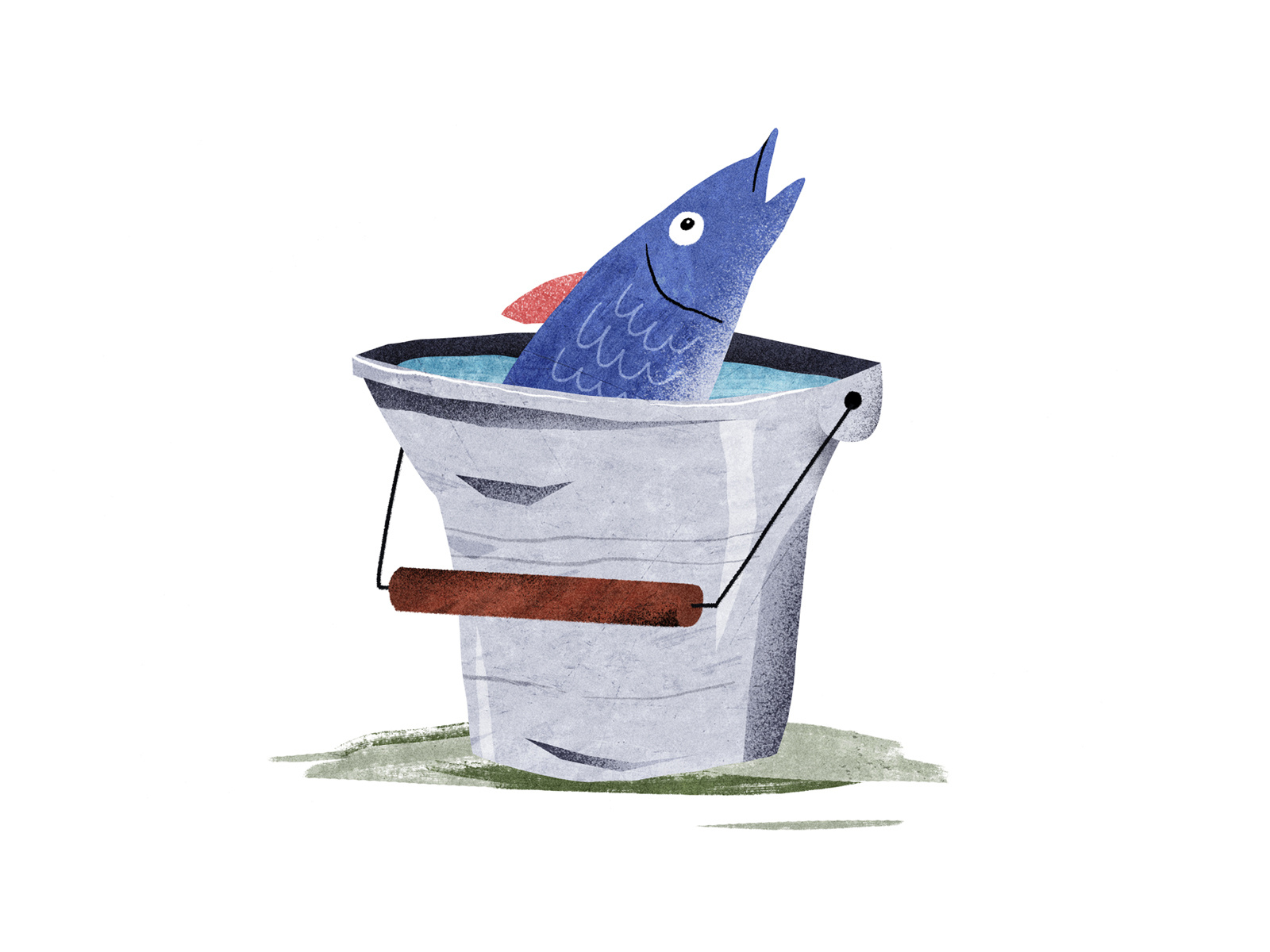 Fish bucket by Oleg Zodchiy on Dribbble