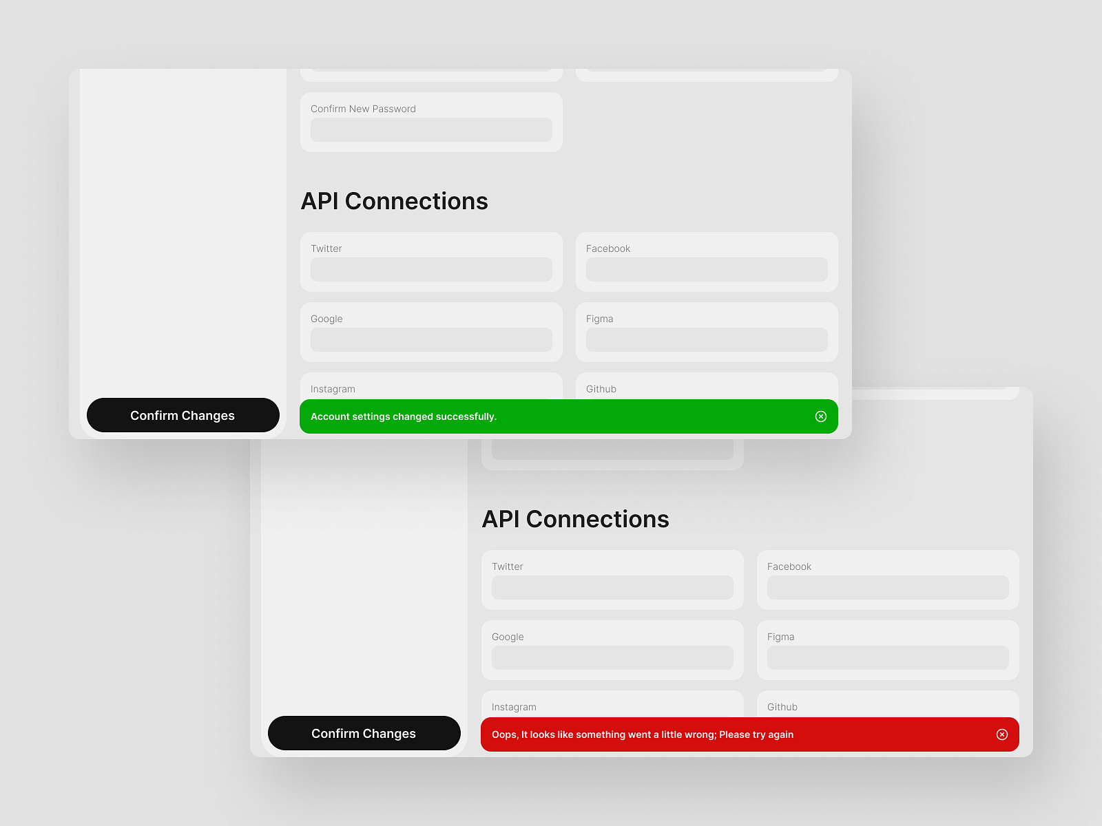 Flash Message UI Design by Haydon on Dribbble