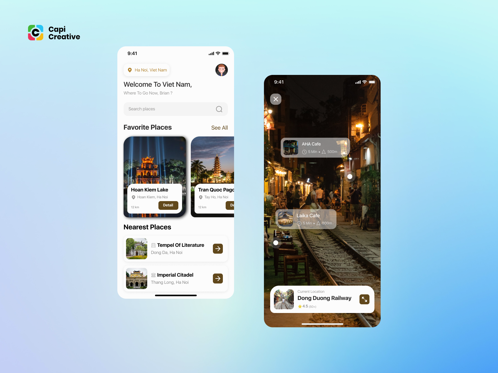 AR Tour Guide Concept - DesignMobile App by Capi Product for Capi ...