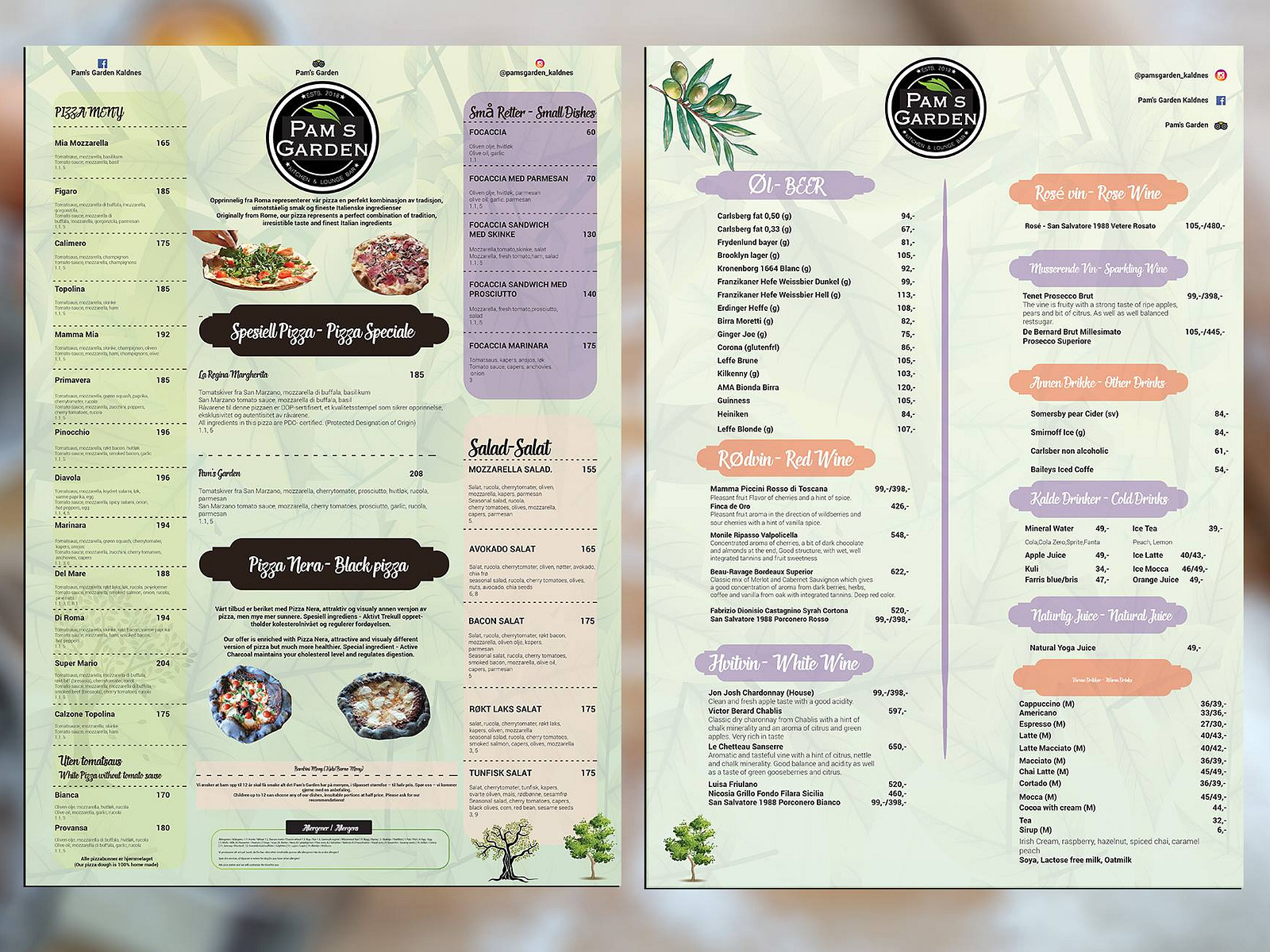 Menu Card Design For a Restaurant. by Fahimul Islam Neil on Dribbble