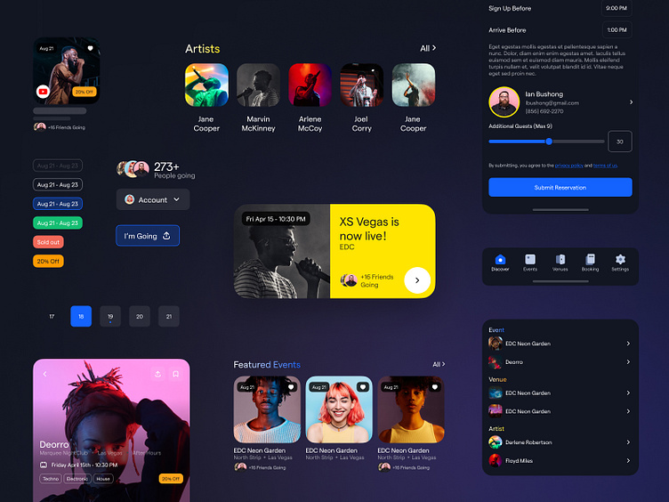 Discotech App by Barthelemy Chalvet for Bruno. on Dribbble