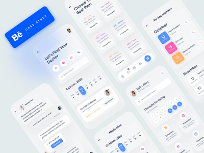 Medical App Case Study by Ishtiaq Khan Parag on Dribbble