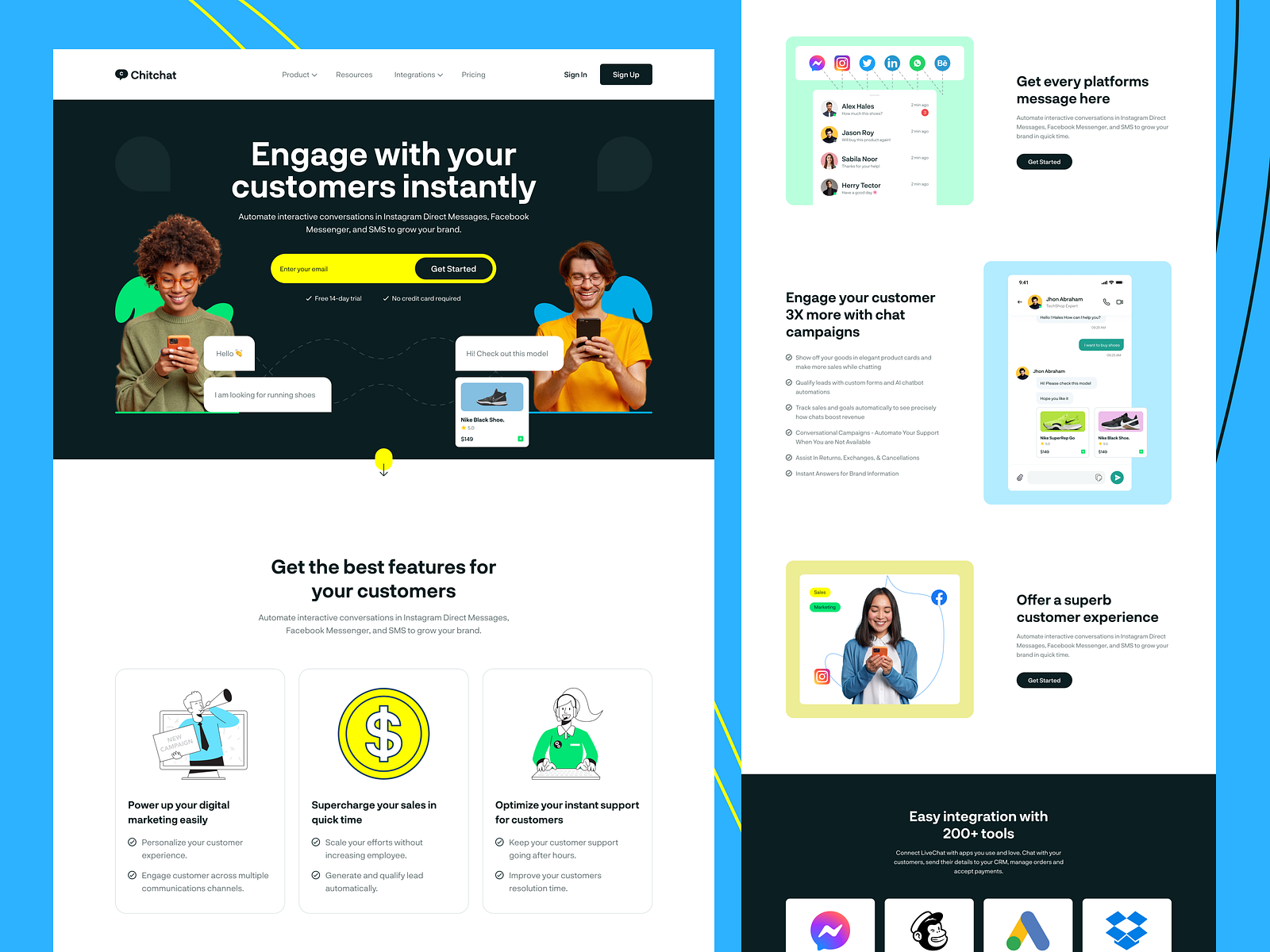 Chatbot Website Design by Sajib Rahman for UIHUT - UI UX Design Agency ...