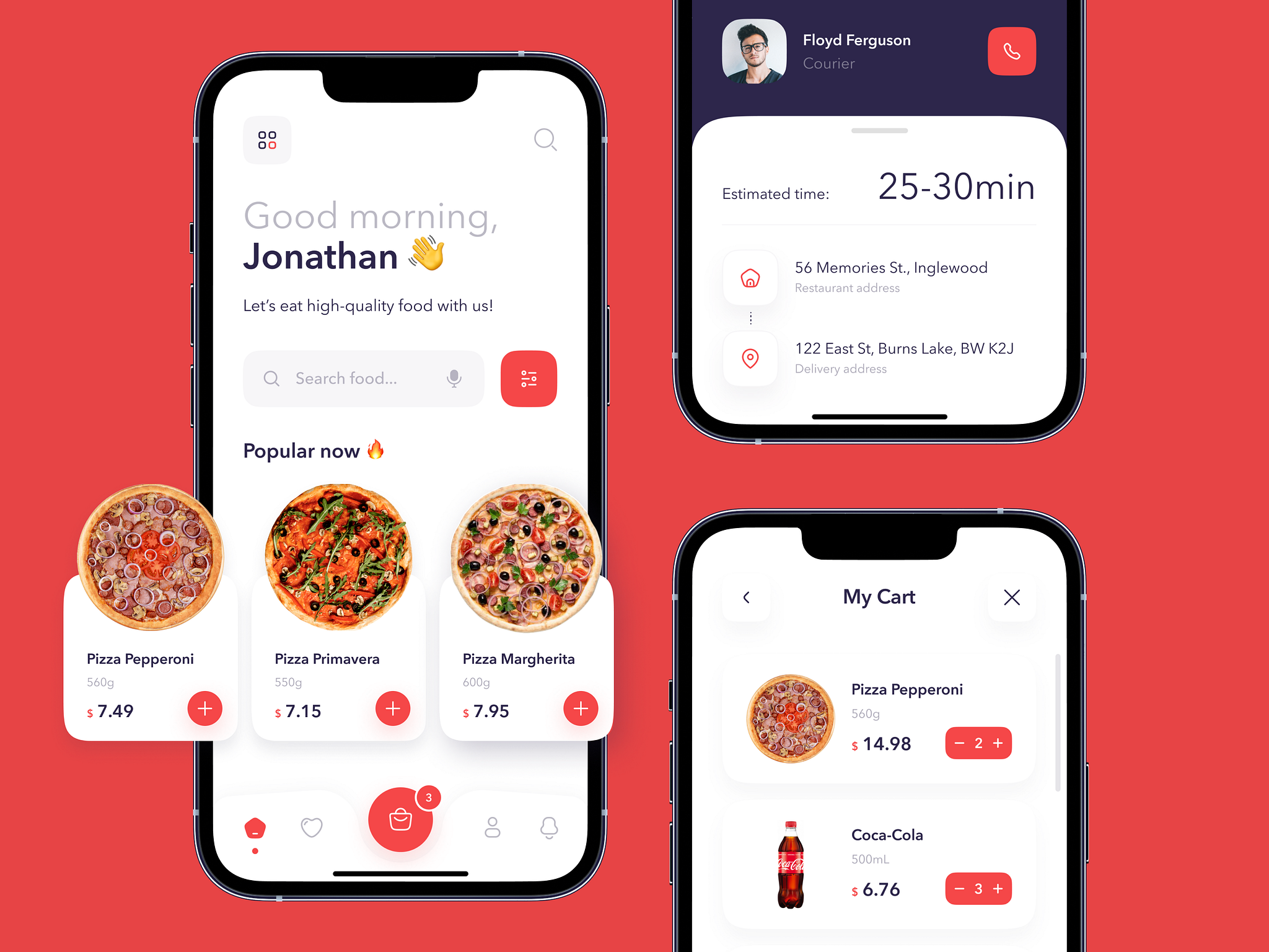Online food ordering app | Lazarev. by Lazarev. mobile for Lazarev. on ...