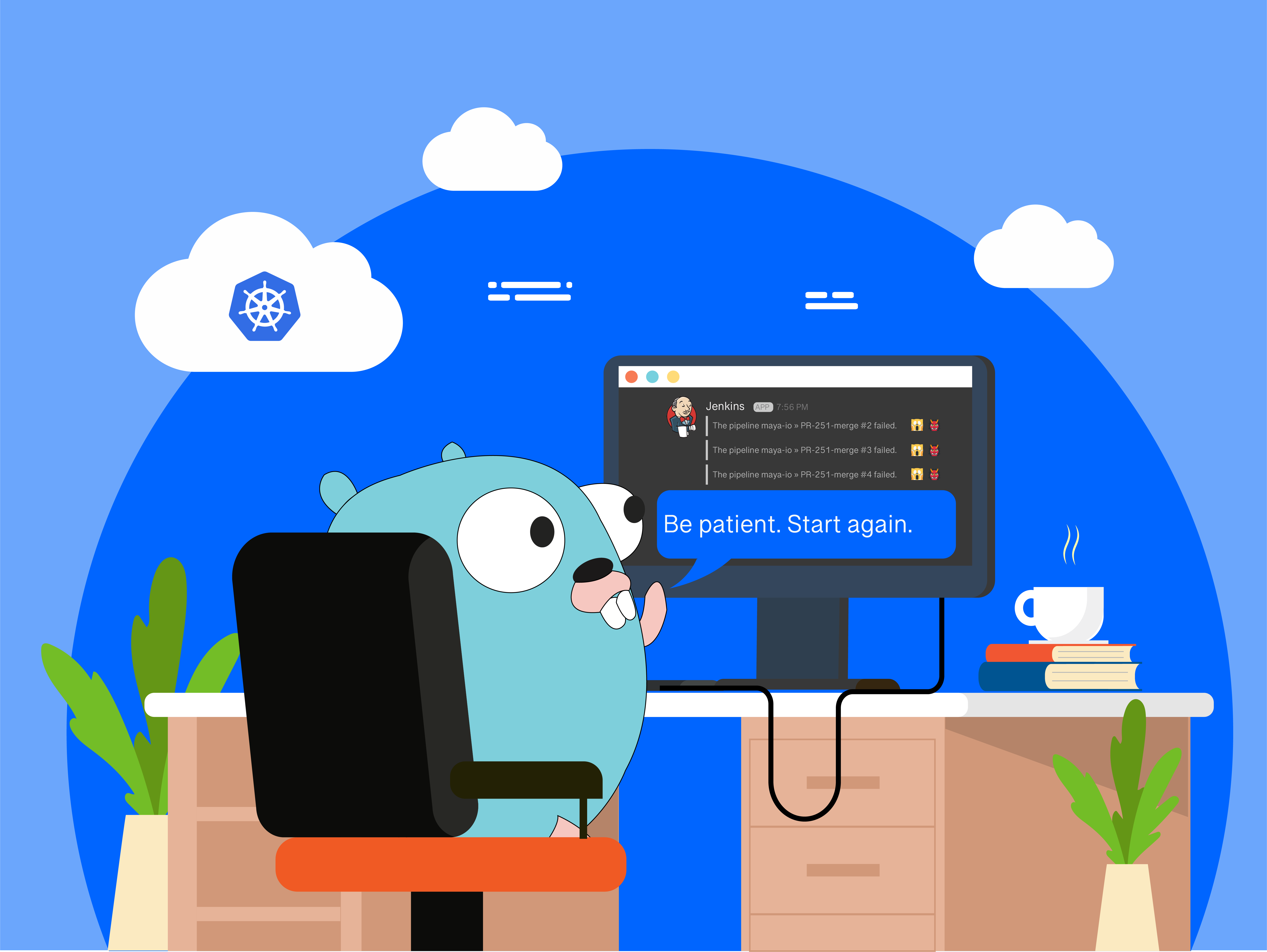 Gopher coding by Astha on Dribbble