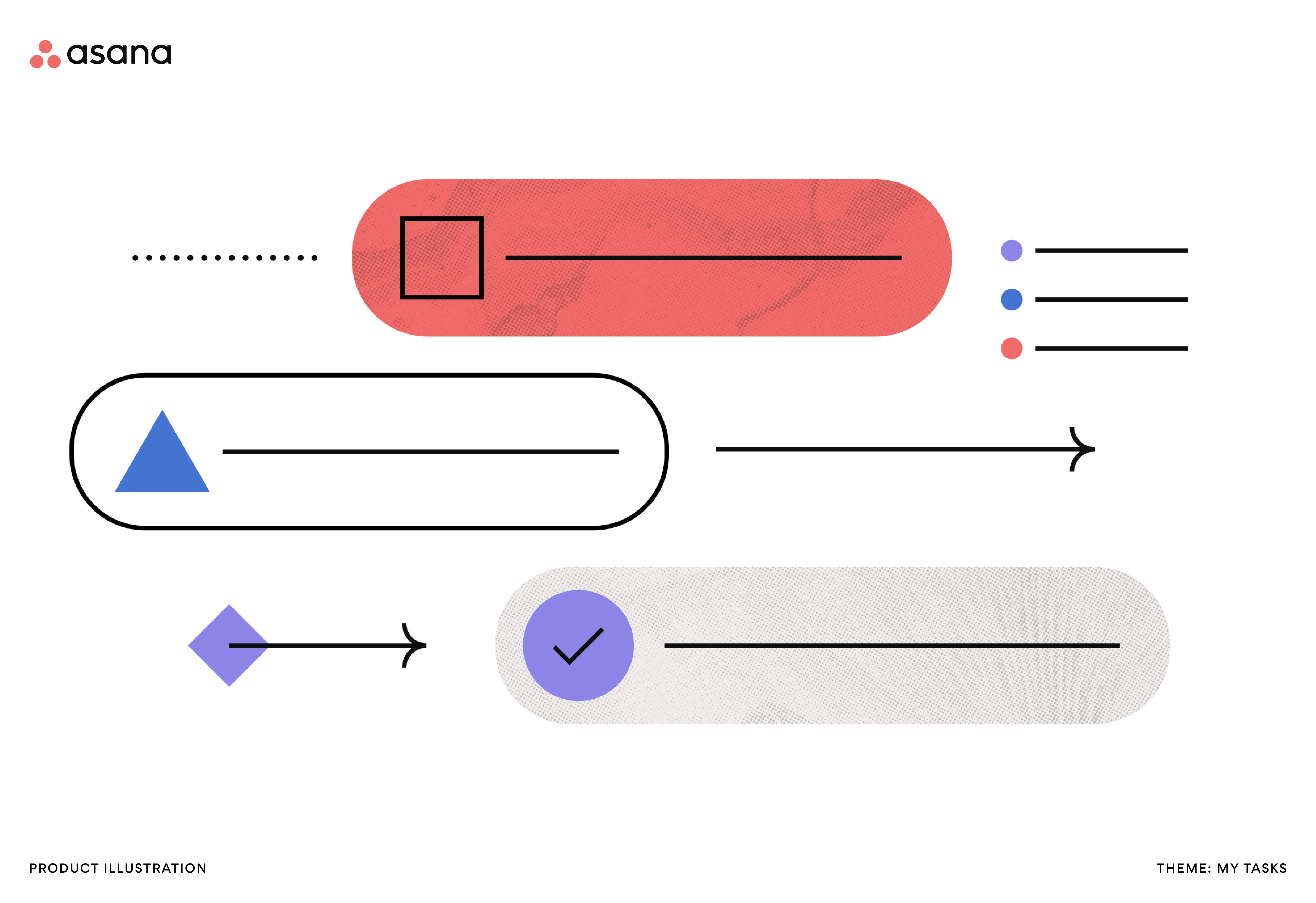 Asana Product Illustrations by Ray Dak Lam on Dribbble