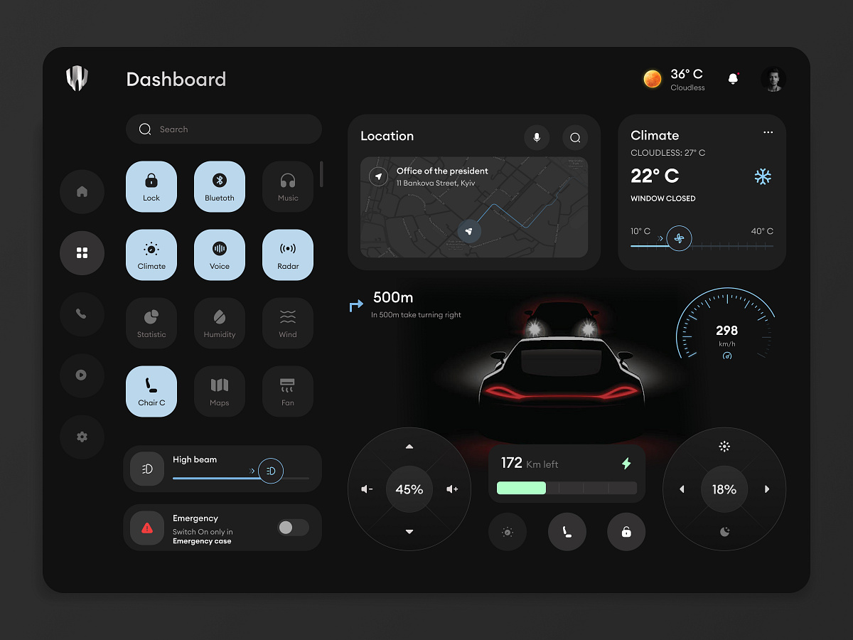 Browse thousands of Car Dashboard images for design inspiration | Dribbble
