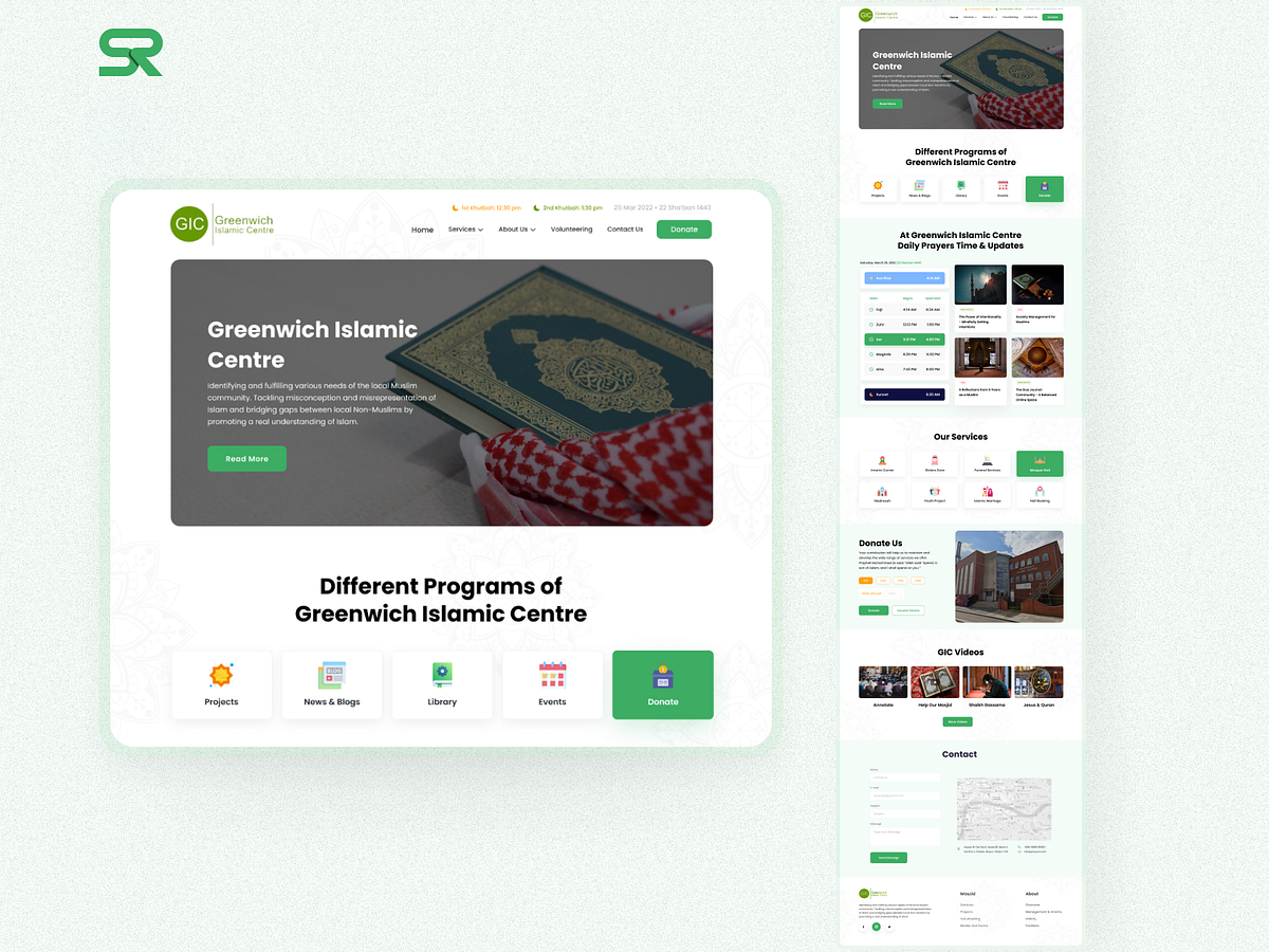 GIC Islamic Website Design by Samsad Rashid on Dribbble