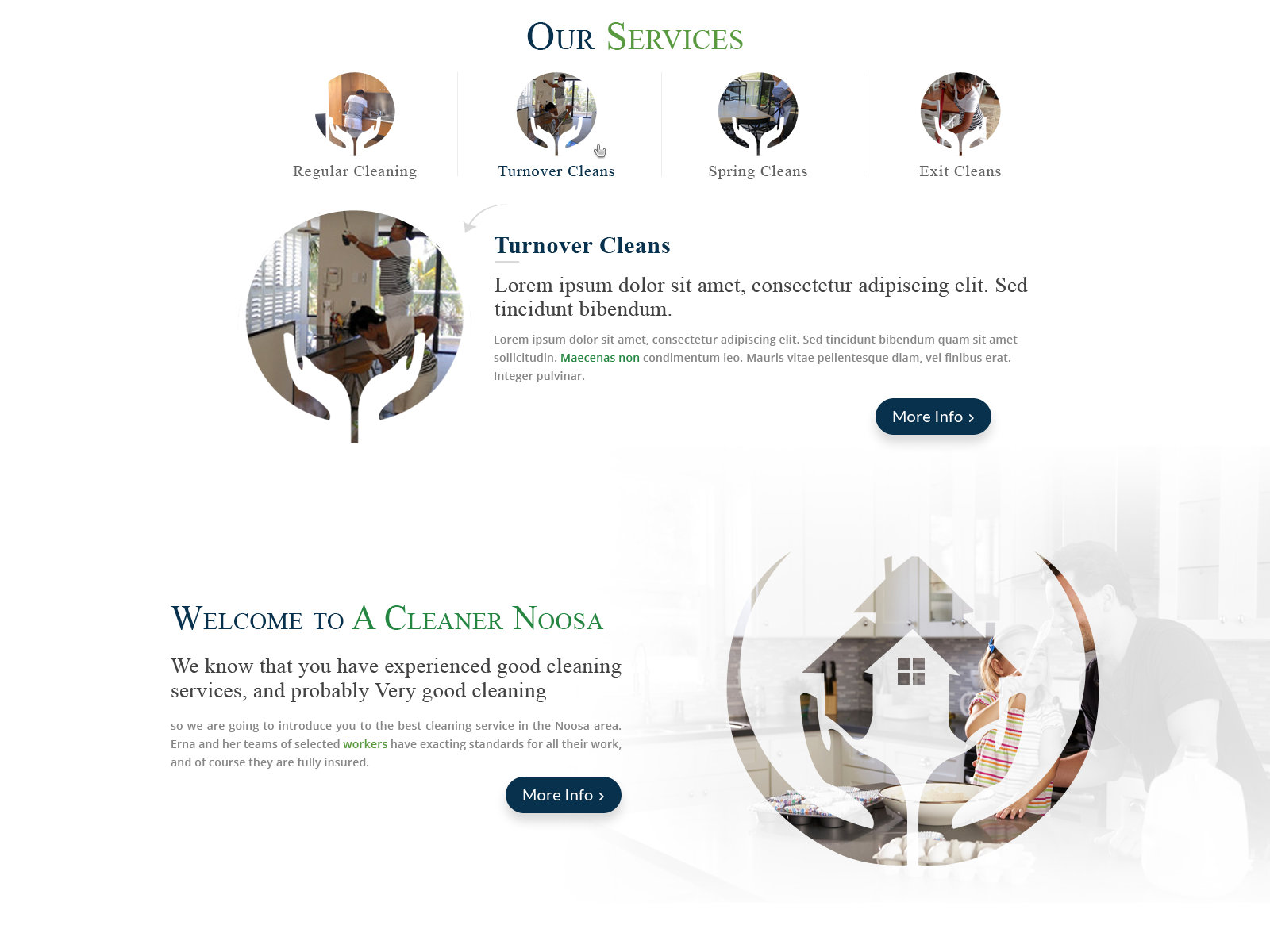 Home Cleaning Website by simplywebs on Dribbble