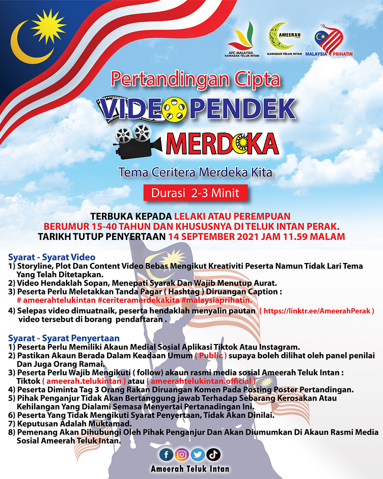 POSTER MERDEKA by Noor Syabihah on Dribbble