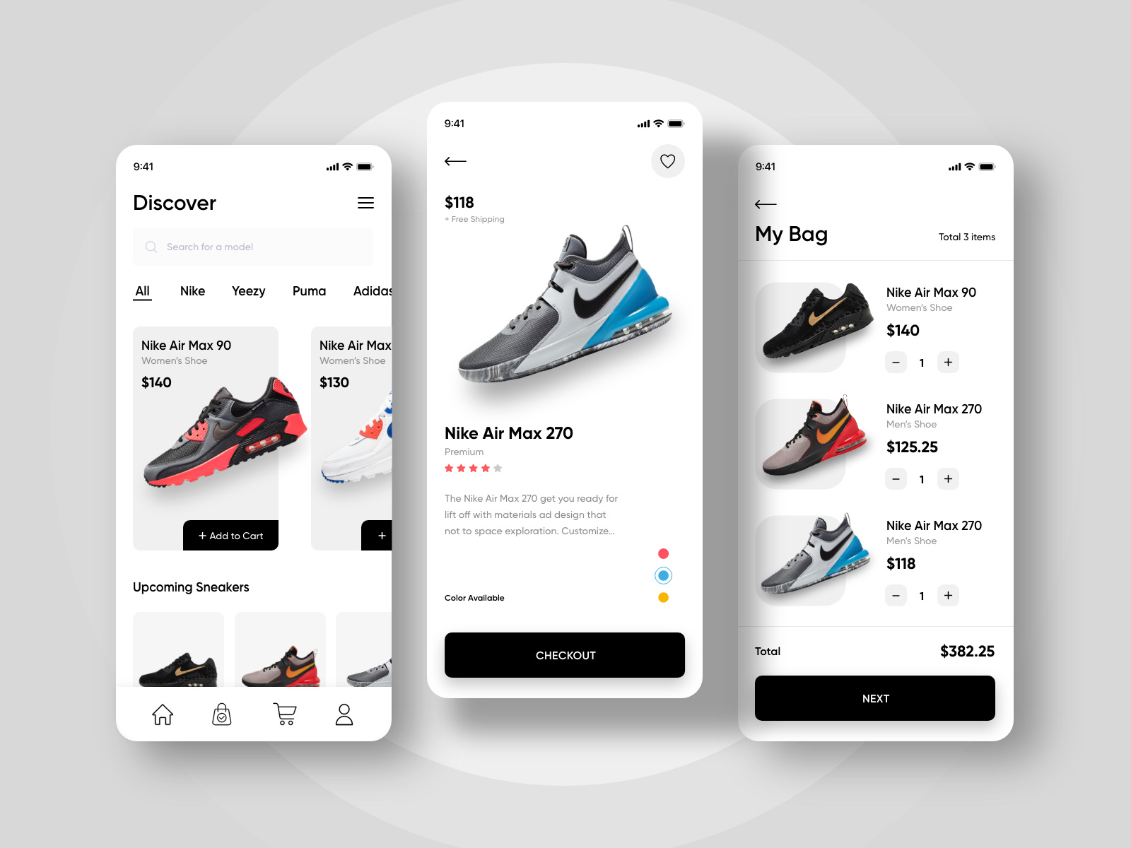 Nike Store App by Lucy Mherian on Dribbble