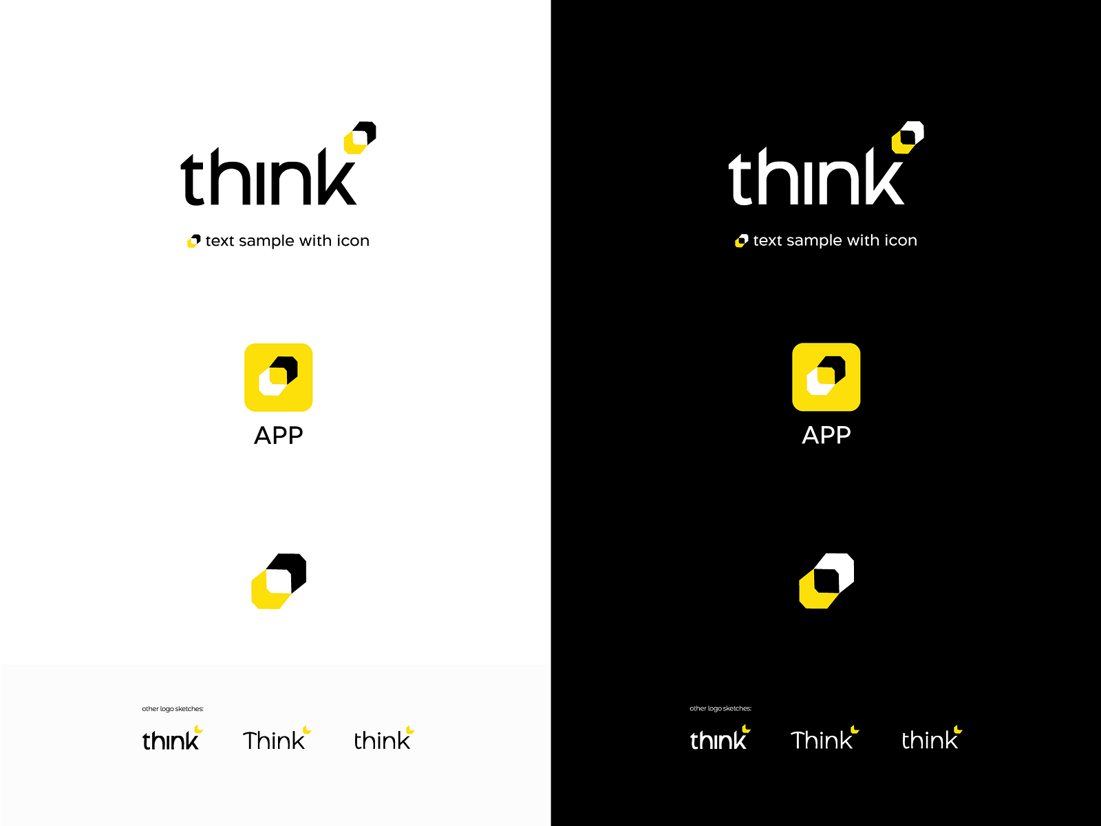 think c - logo (concept) by Šarūnė Ši on Dribbble