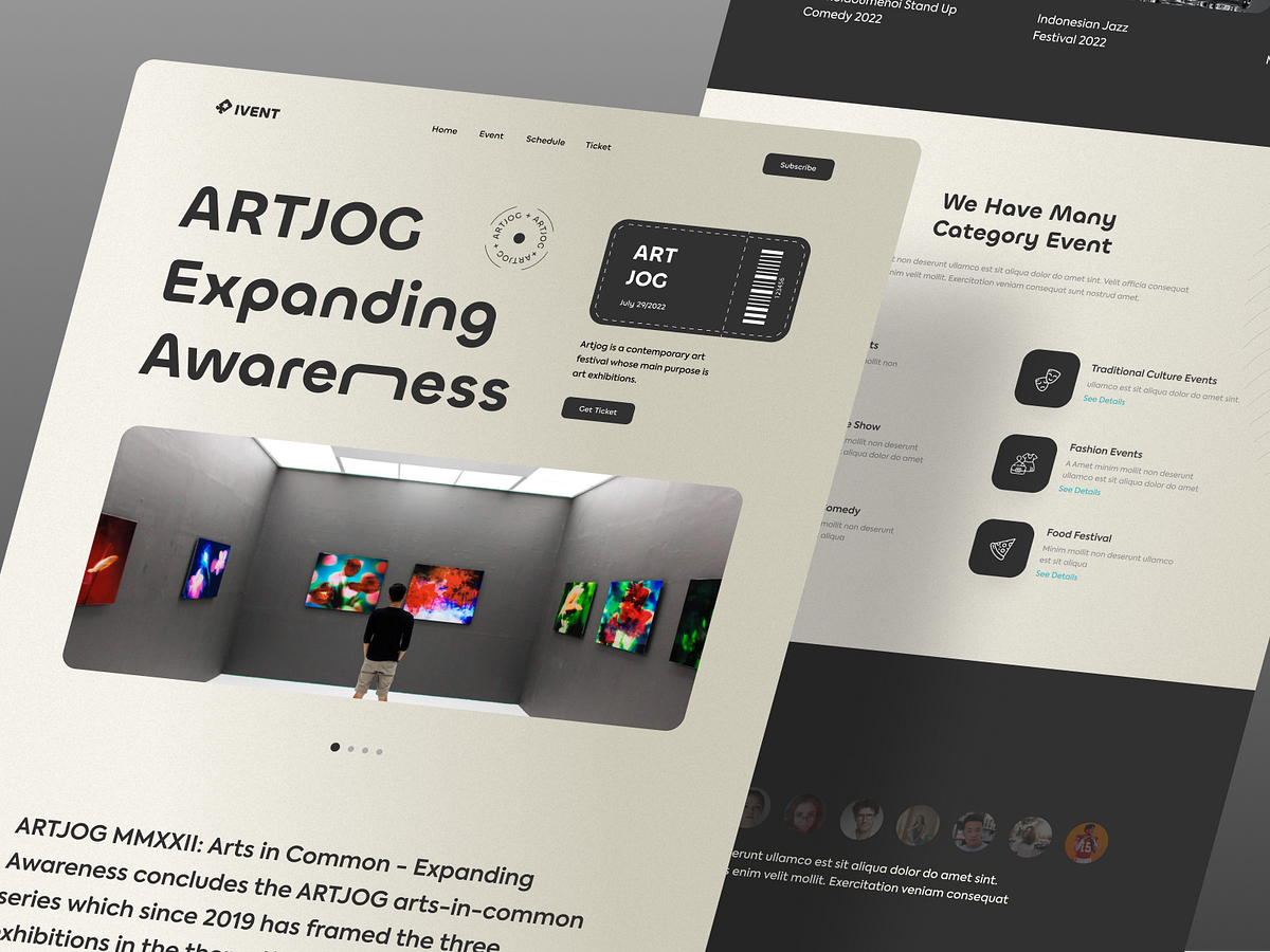 IVENT - Events Ticketing Website by Permadi Satria Dewanto for ...