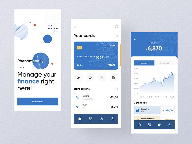 Digital Banking App by Yev Ledenov for Ledo on Dribbble