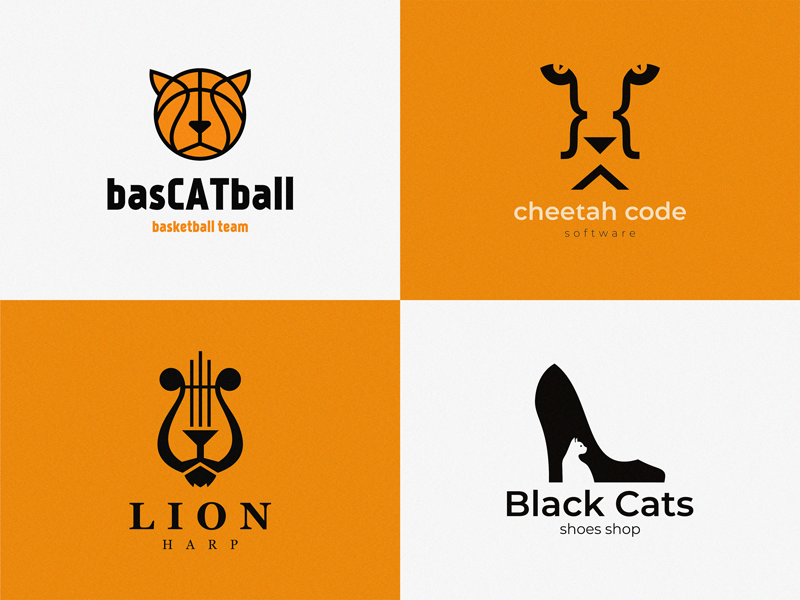 cat logos by Yuri Kart on Dribbble