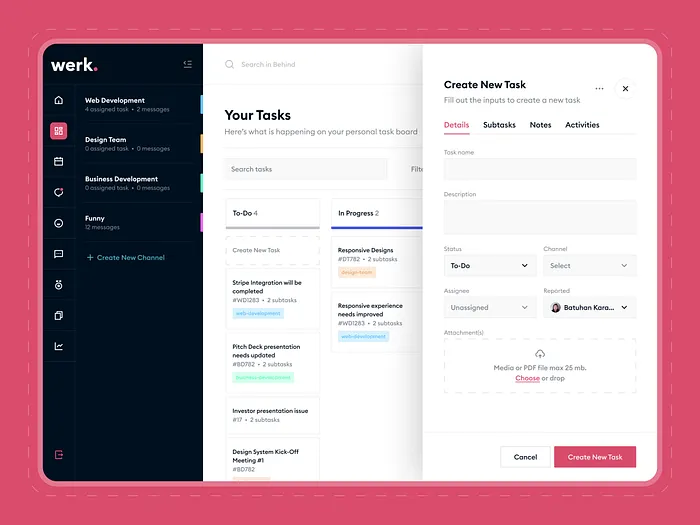 Browse thousands of Task Creation images for design inspiration | Dribbble