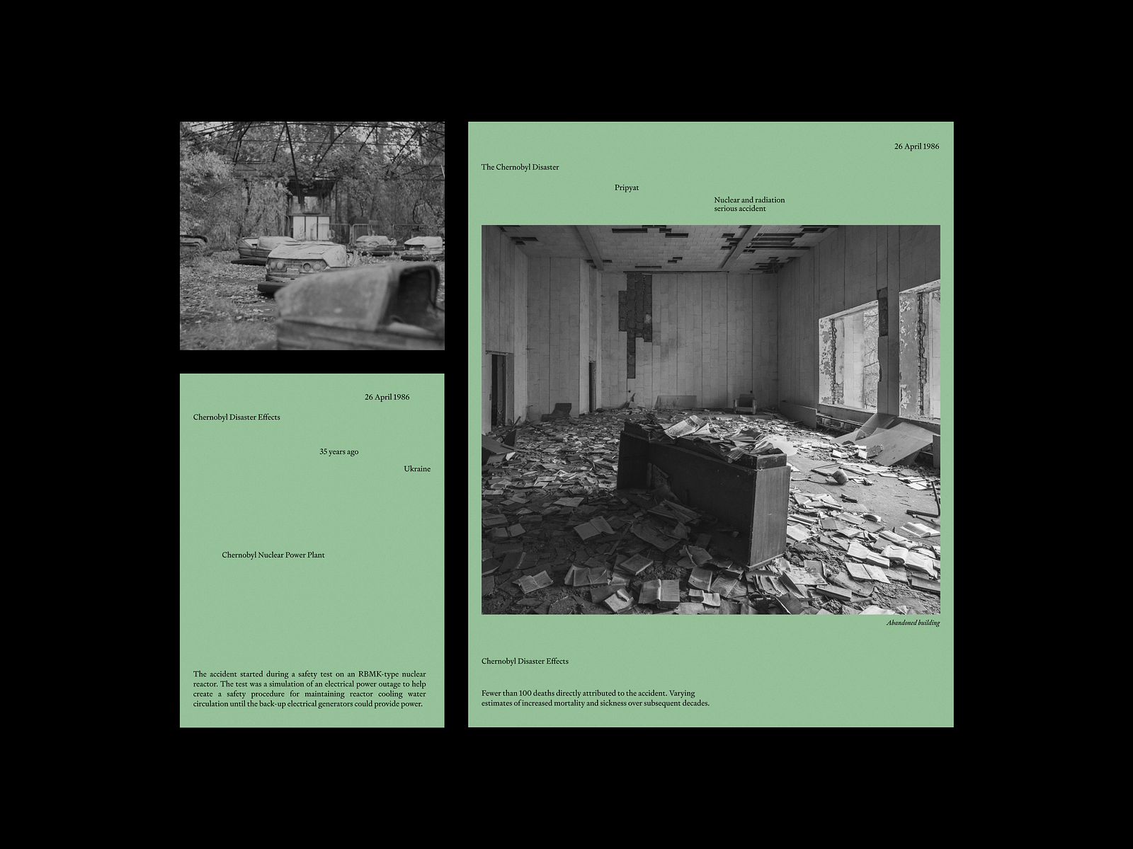 Chernobyl by Isabel Moranta on Dribbble
