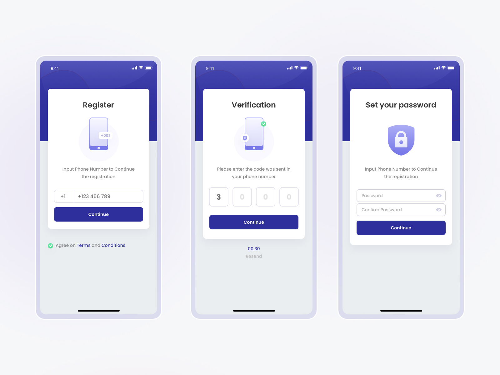 Registration - Wallet by Somaya Ibrahim on Dribbble