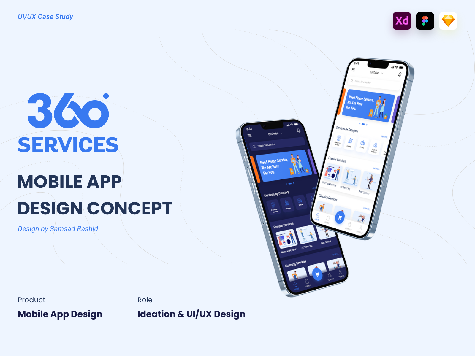 360 Services App Design by Samsad Rashid on Dribbble