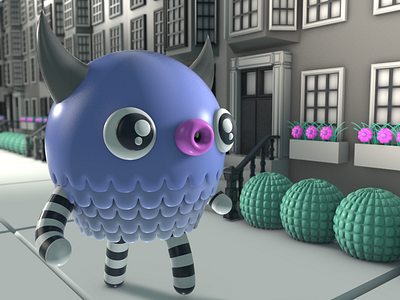 Monster Walk Cycle by Ashley Blanchette on Dribbble