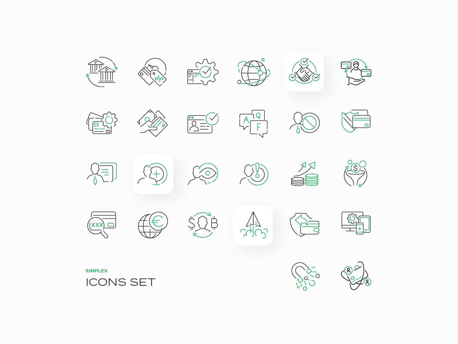 SIMPLEX ICONS by Jacek Janiczak for tonik on Dribbble