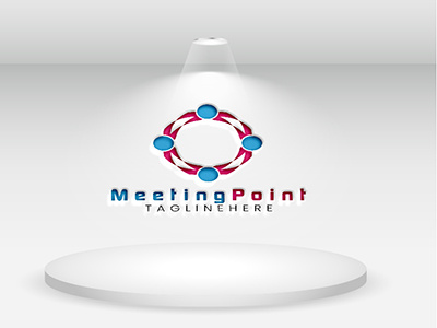 Meeting Logo Design by Mexemax on Dribbble