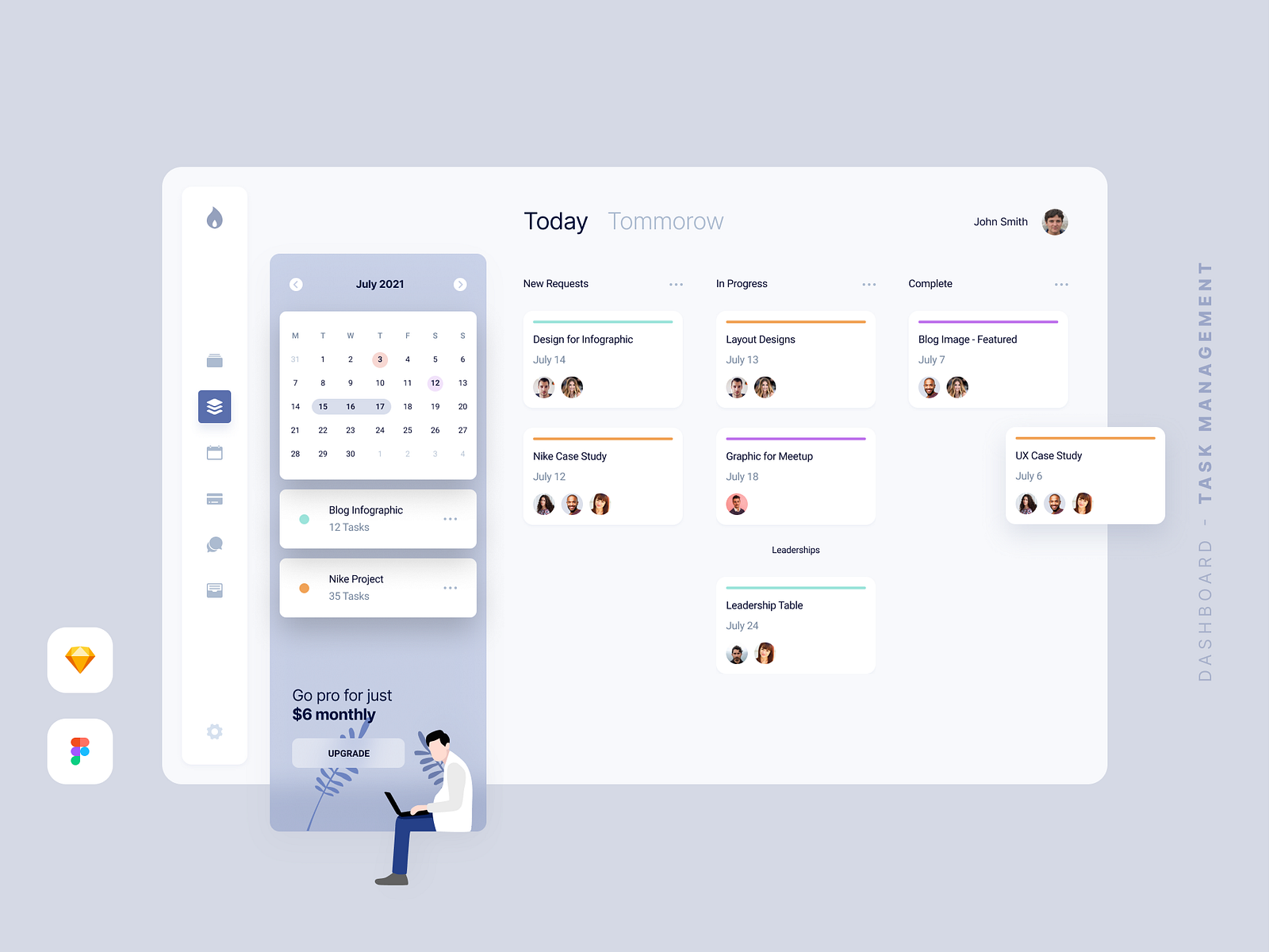 Task Management Application by Saikishore Bomma on Dribbble