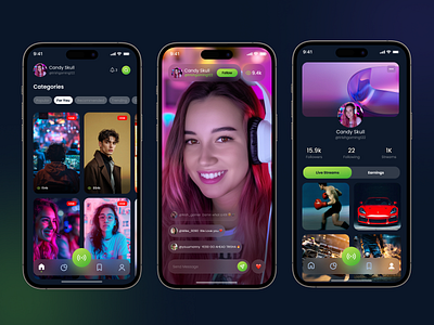 Live Streaming App Development by Webkul Design on Dribbble