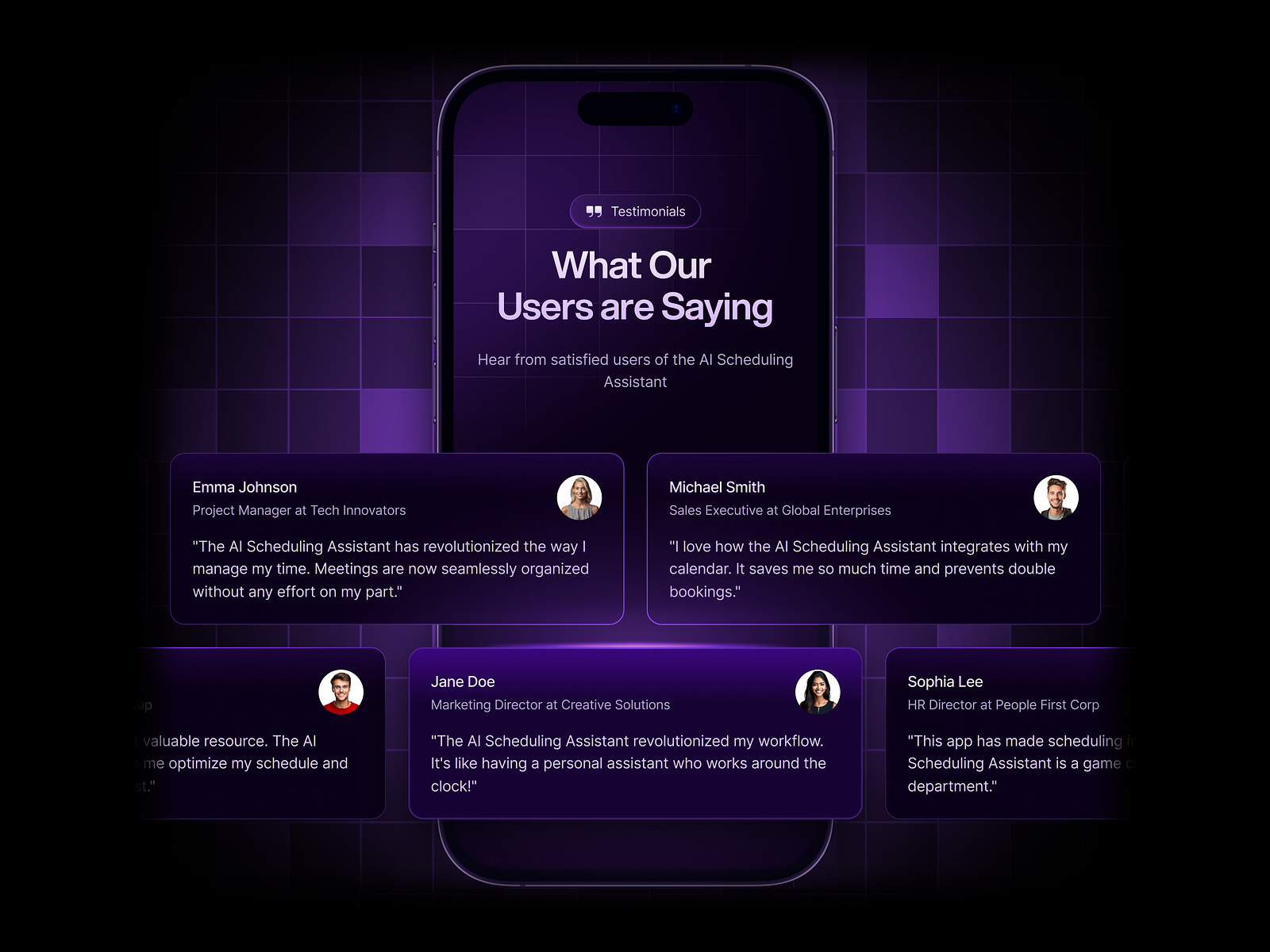 Starvy - AI SaaS Website Testimonial Mobile Responsive by Illiyin ...