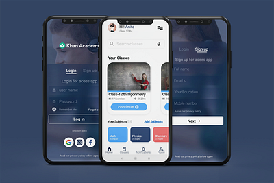 Study App UI designs, themes, templates and downloadable graphic ...
