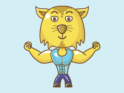 Cartoon Bodybuilder designs, themes, templates and downloadable graphic ...