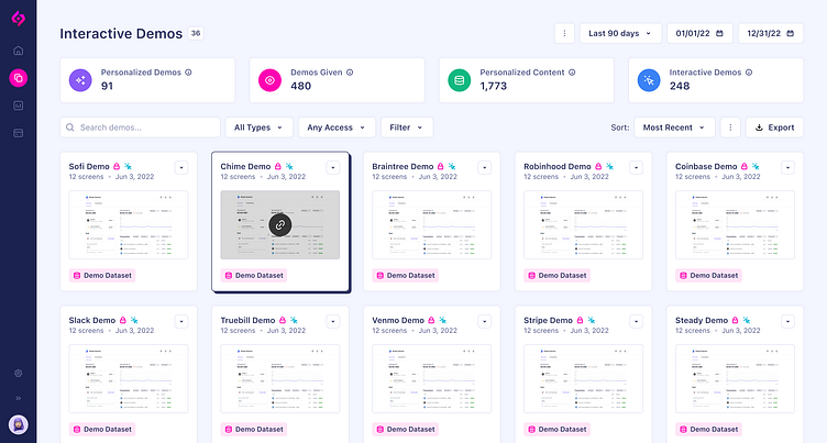 Card Grid by Jon Moore for Innovatemap on Dribbble