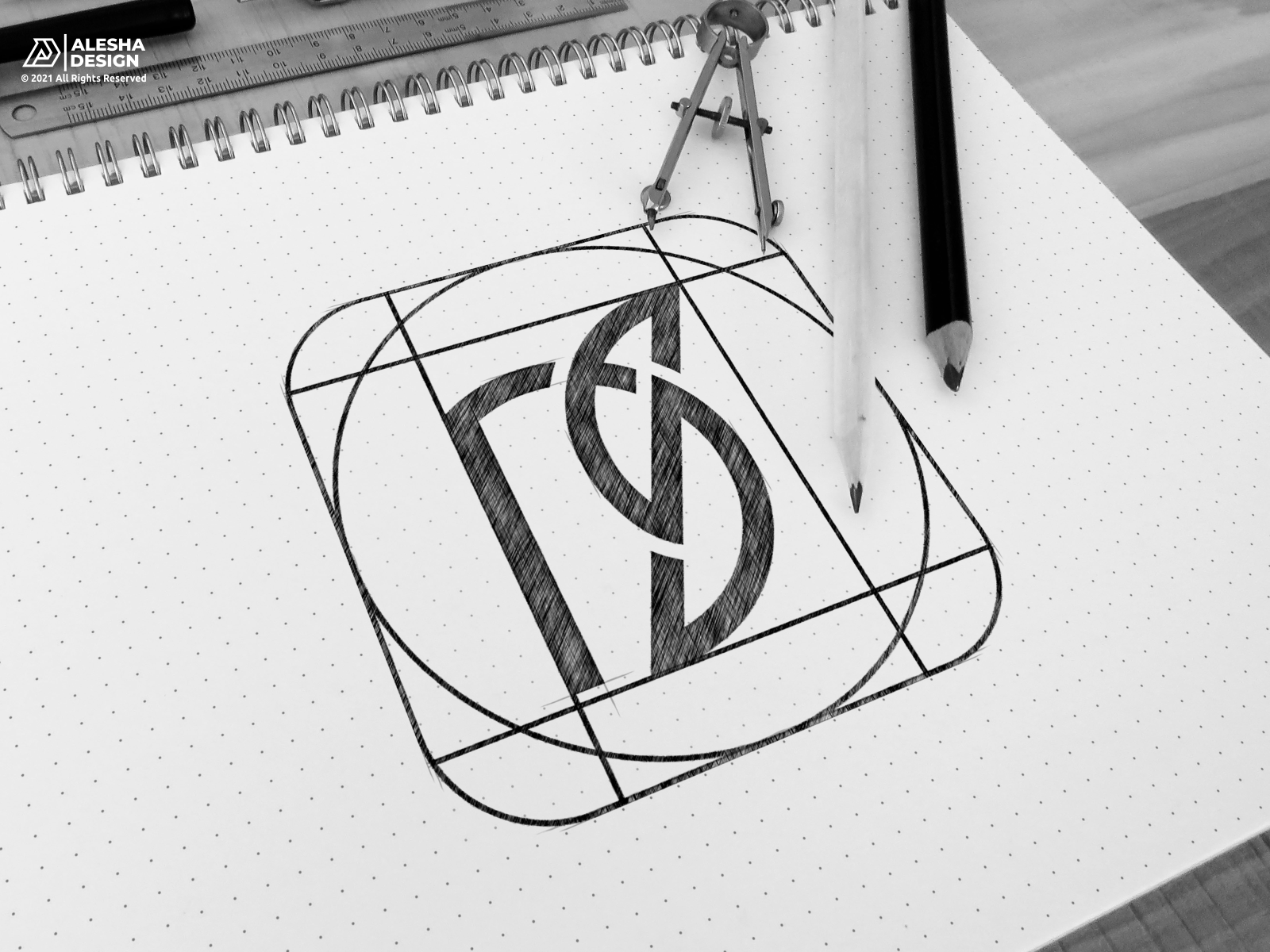 DS logo design by alesha design on Dribbble