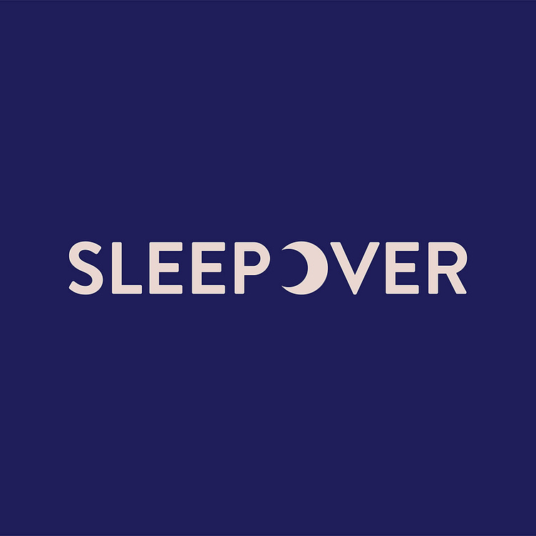 sleepover logo by Francisco Tamay on Dribbble