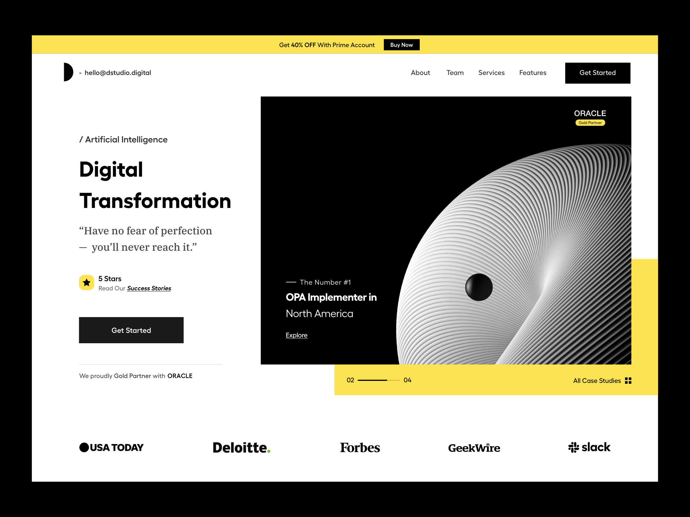 Website by DStudio® on Dribbble