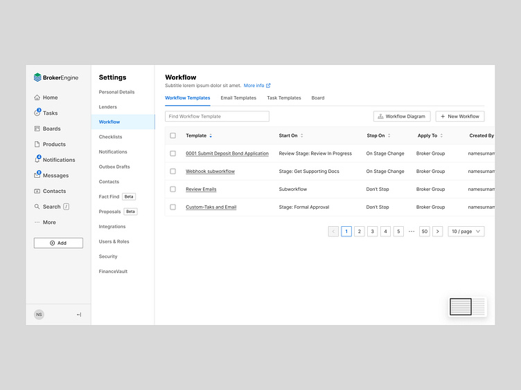 BrokerEngine - CRM Redesign by Edmir Fazlović on Dribbble
