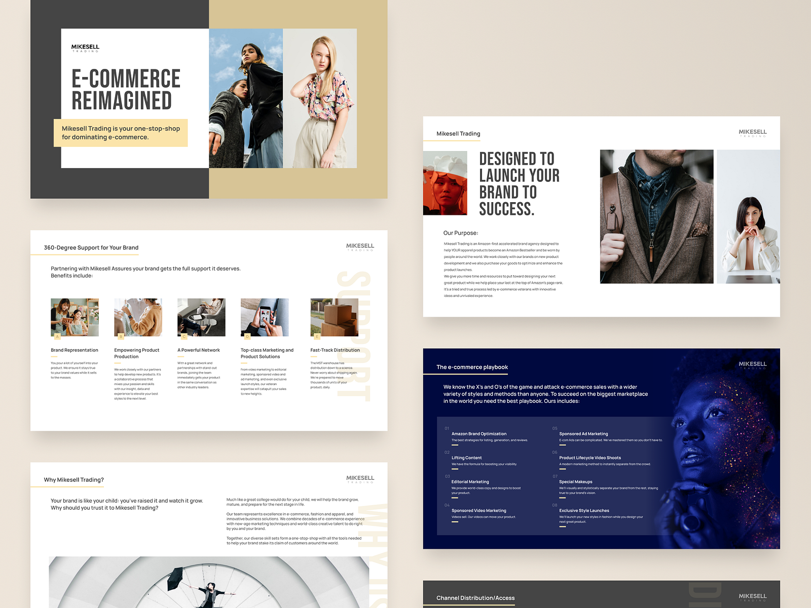 Fashion Pitch Deck Design by Naavyd on Dribbble