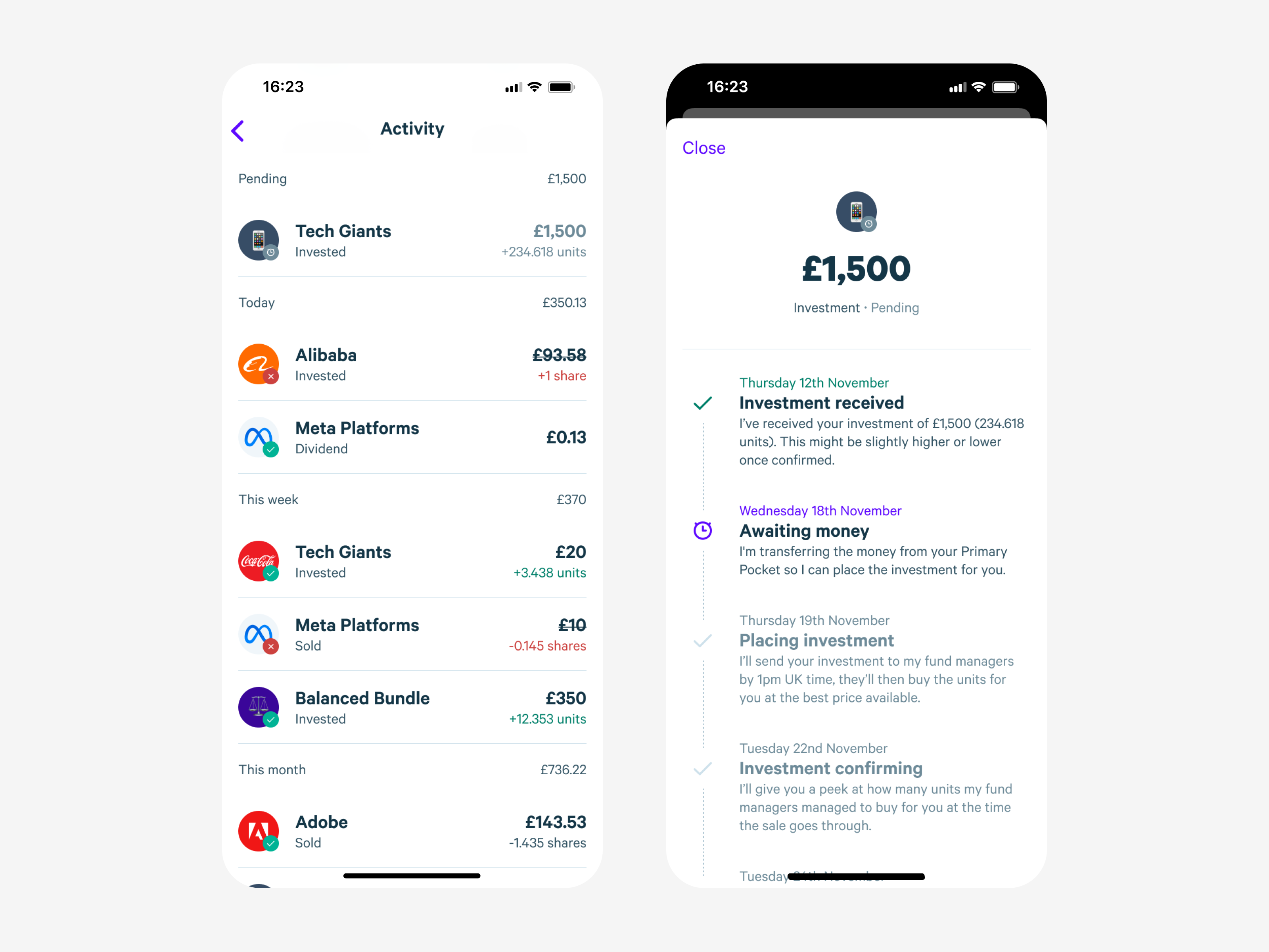 Plum | Money Tracker by Ben Robinson on Dribbble