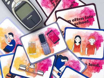 Situation cards by Anastasia on Dribbble